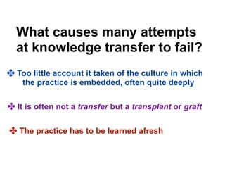 Joint Practice Development (Parts 1 and 2) - Prof. David Hargreaves ...