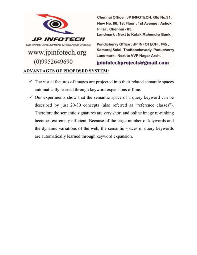 JPD1436 Web Image Re-Ranking Using Query-Specific Semantic Signatures | PDF