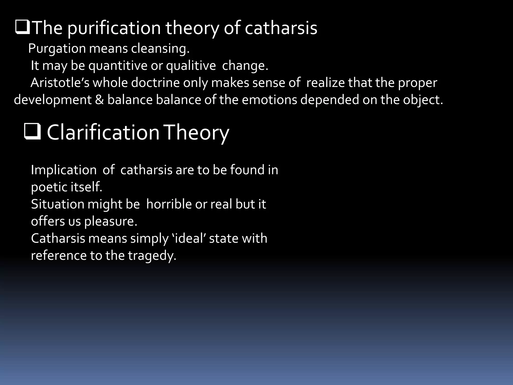 Theory of catharsis | PPTX