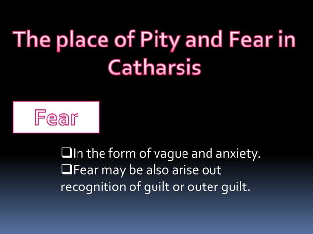 Theory of catharsis | PPTX