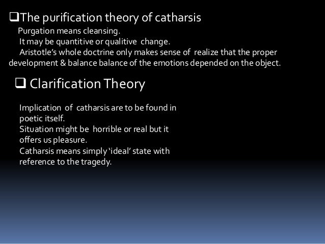 Theory of catharsis