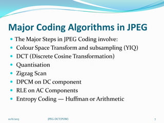 Jpeg dct | PPT