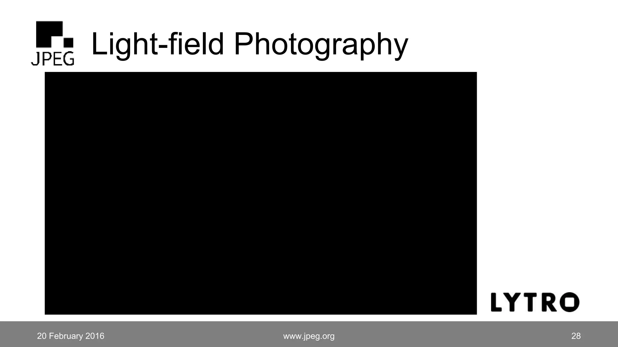 JPEG emerging standards | PPT