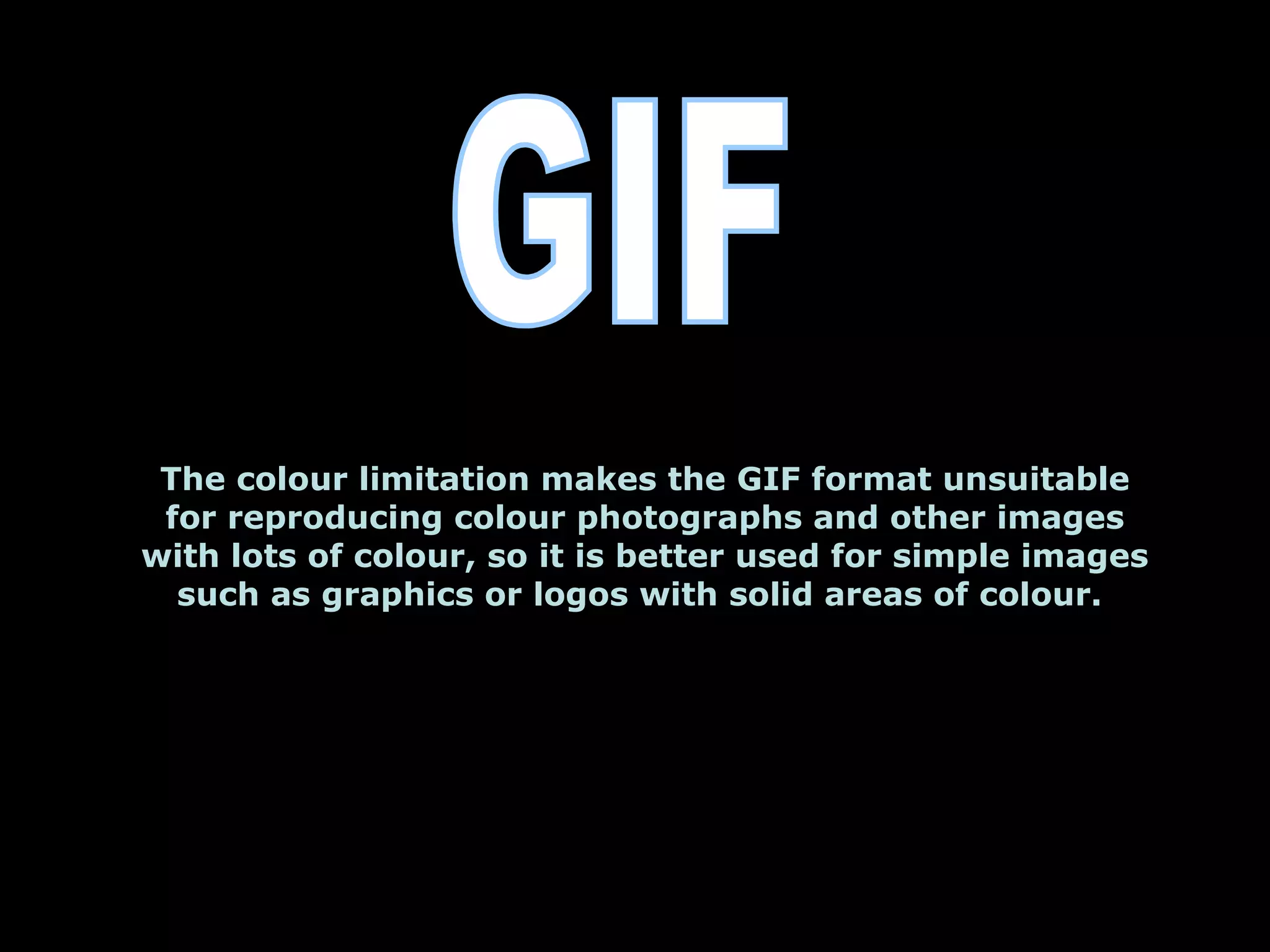 Jpeg Vs Gif Vs Png | PPT