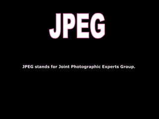 Jpeg Vs Gif Vs Png | PPT