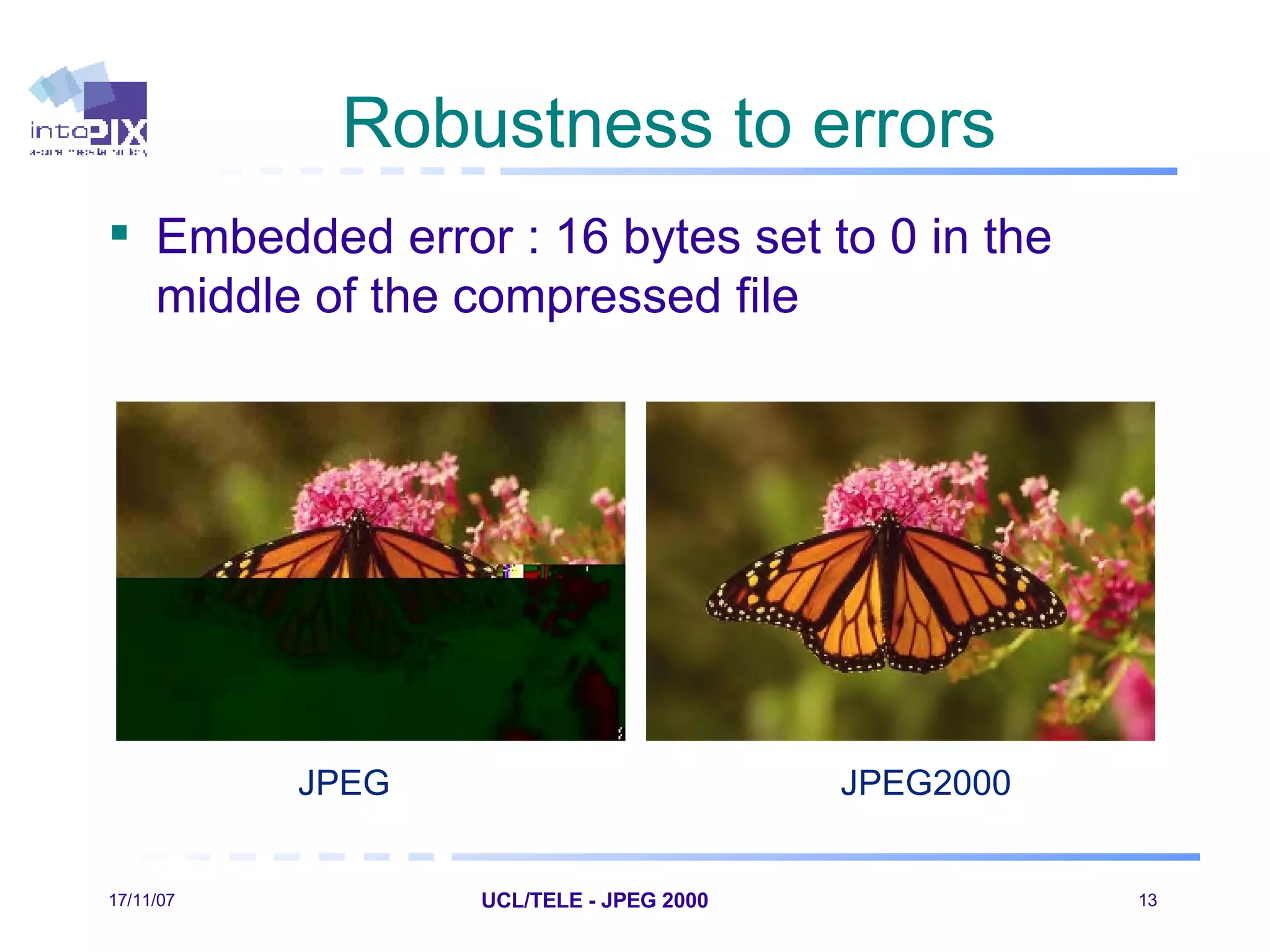 JPEG2000 in a nutshell | PPT