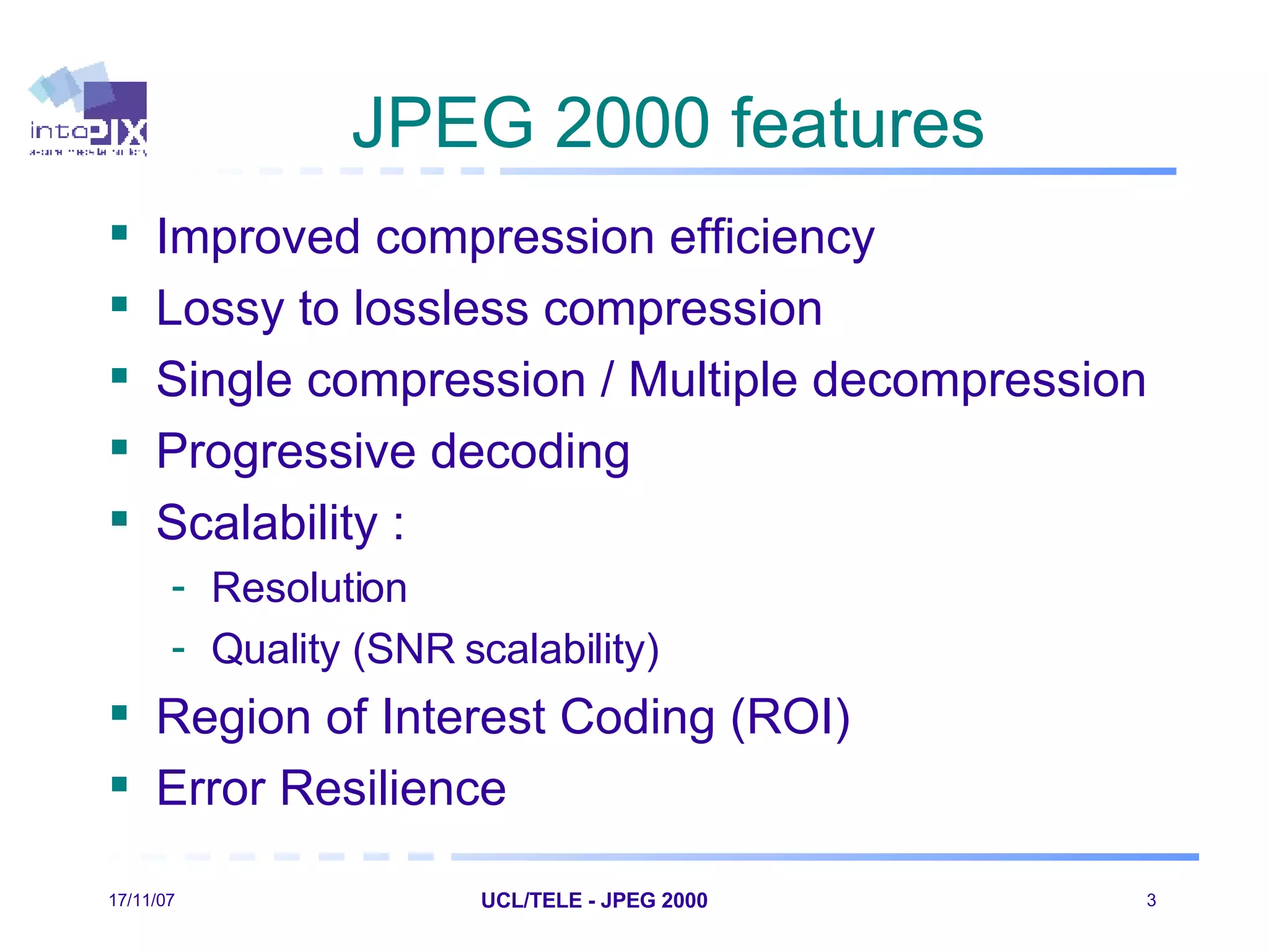JPEG2000 in a nutshell | PPT