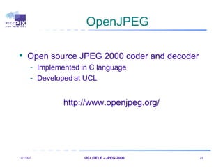 JPEG2000 in a nutshell | PPT