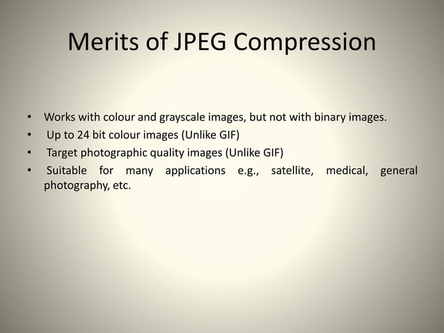 JPEG Image Compression | PPTX