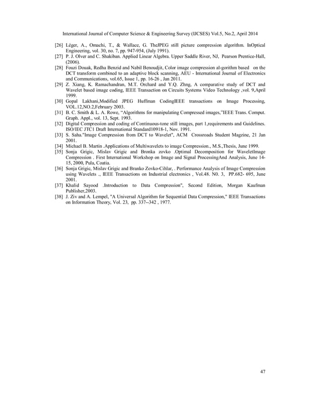 Jpeg image compression using discrete cosine transform a survey | PDF