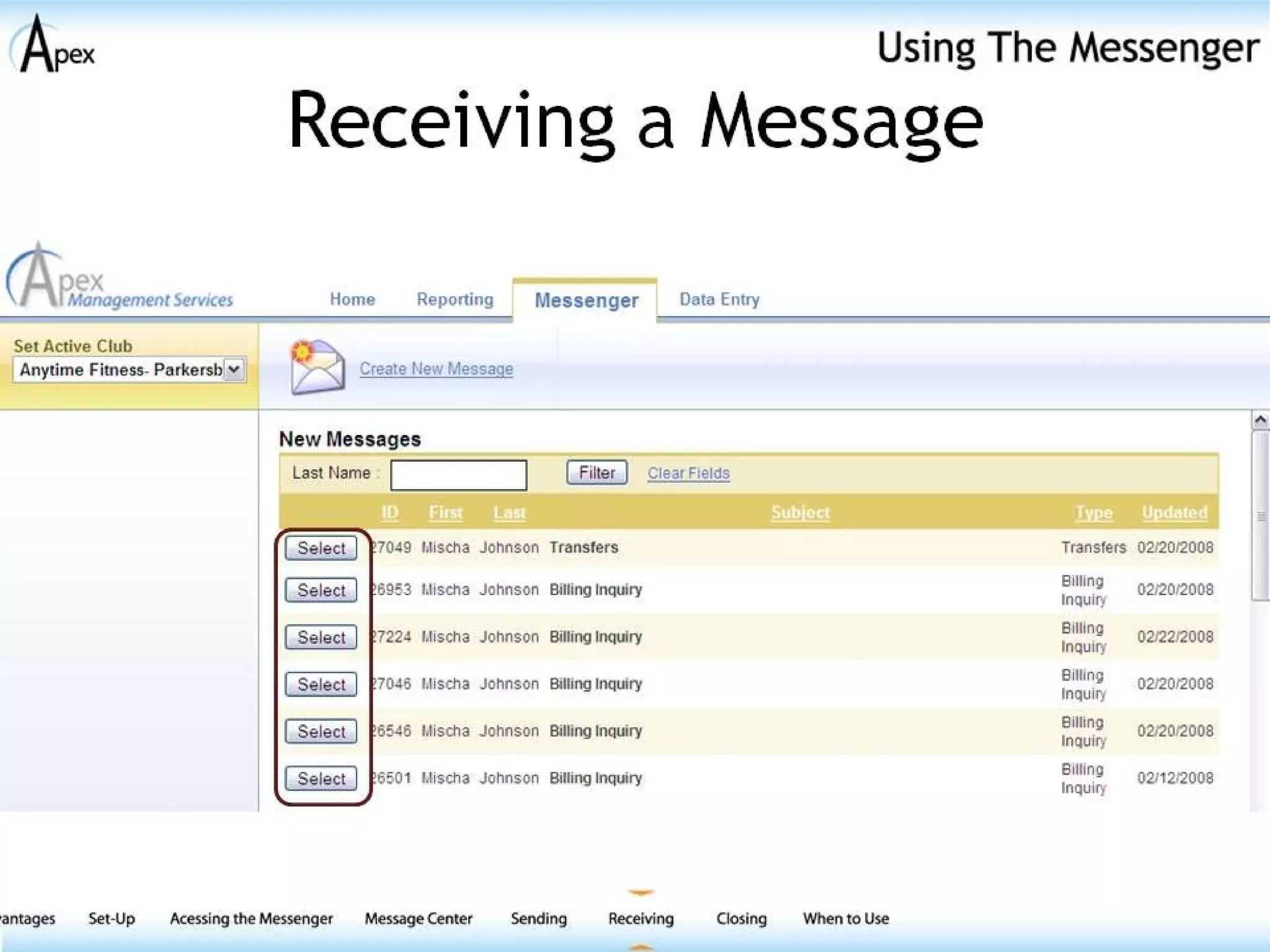 Apex Messenger | PPT