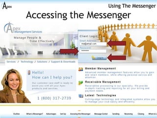 Apex Messenger | PPT