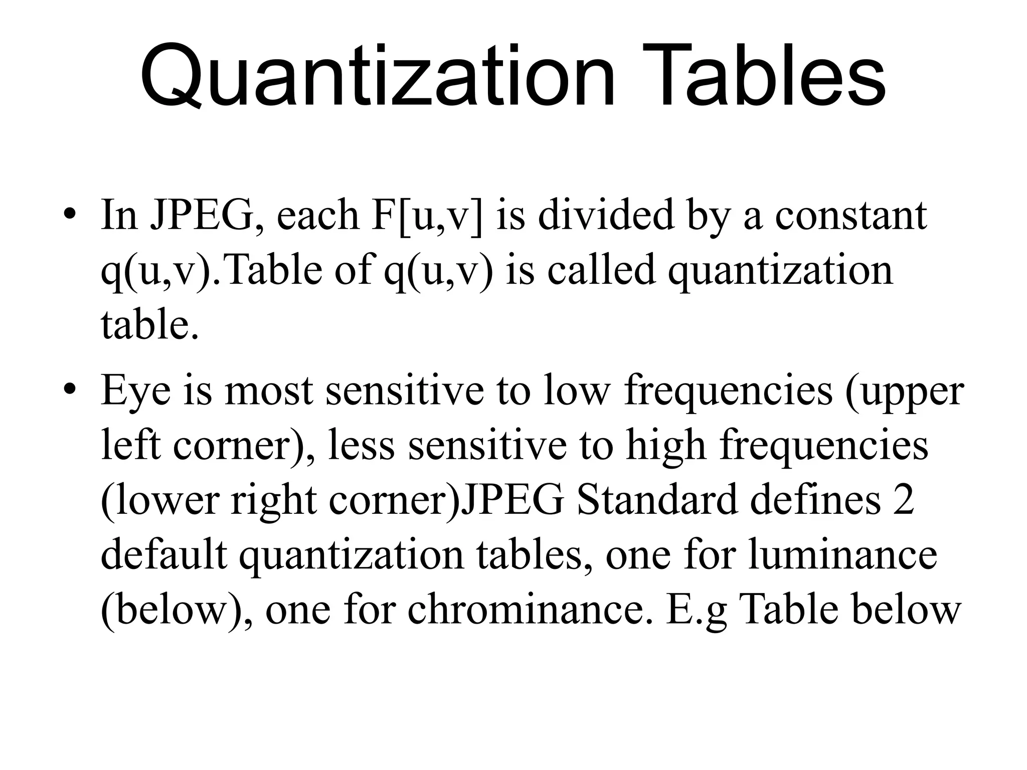 Jpeg standards | PPTX