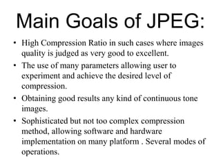 Jpeg standards | PPTX
