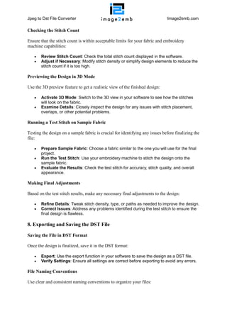 Jpeg to Dst File Converter - Guidebook by Image2Emb.docx