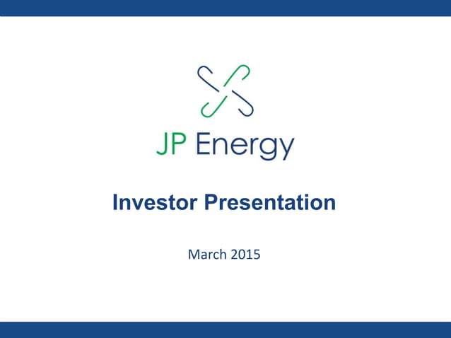 Jpep march investor presentation | PDF | Commodities | Economy