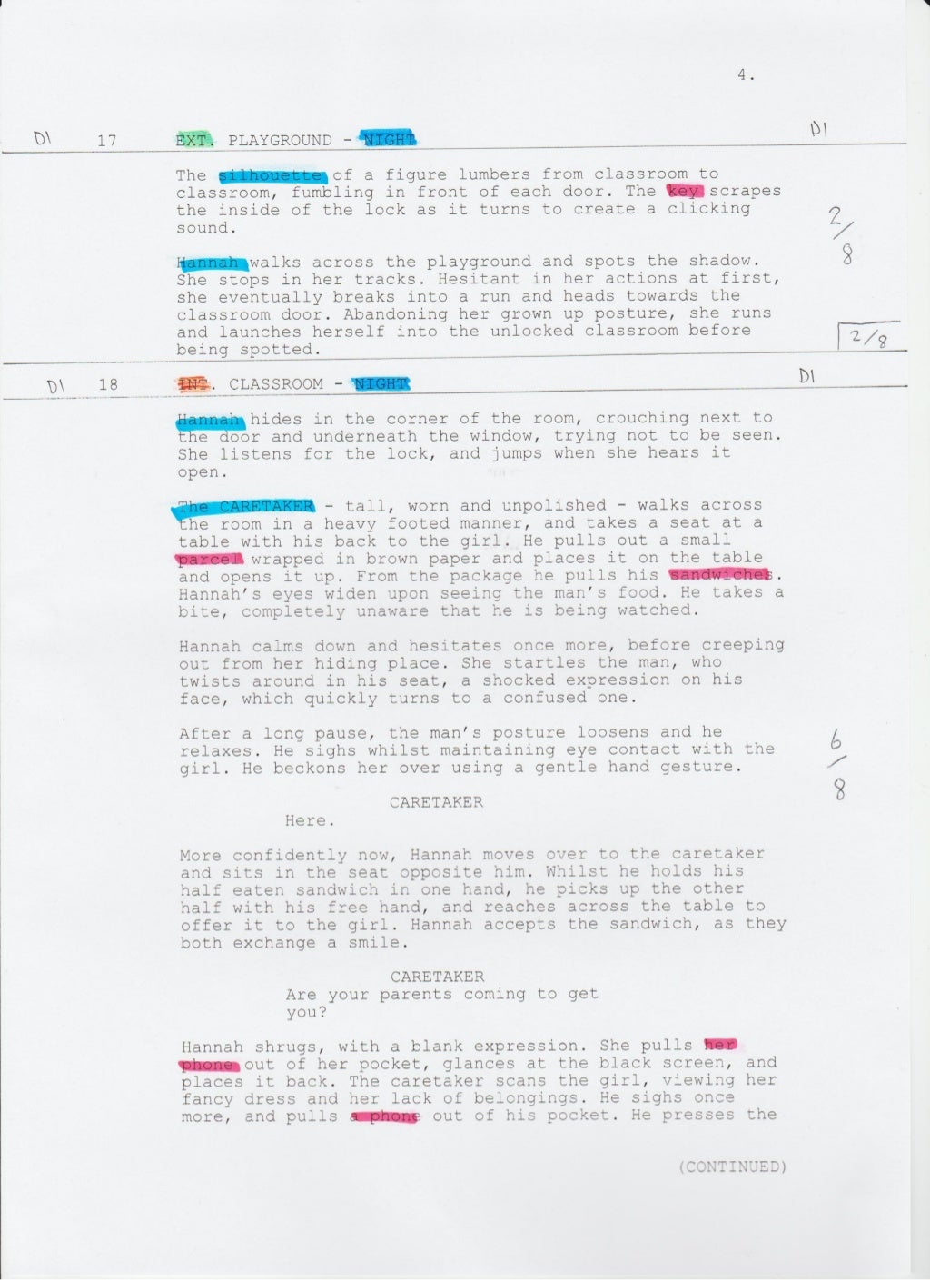 Annotated Script