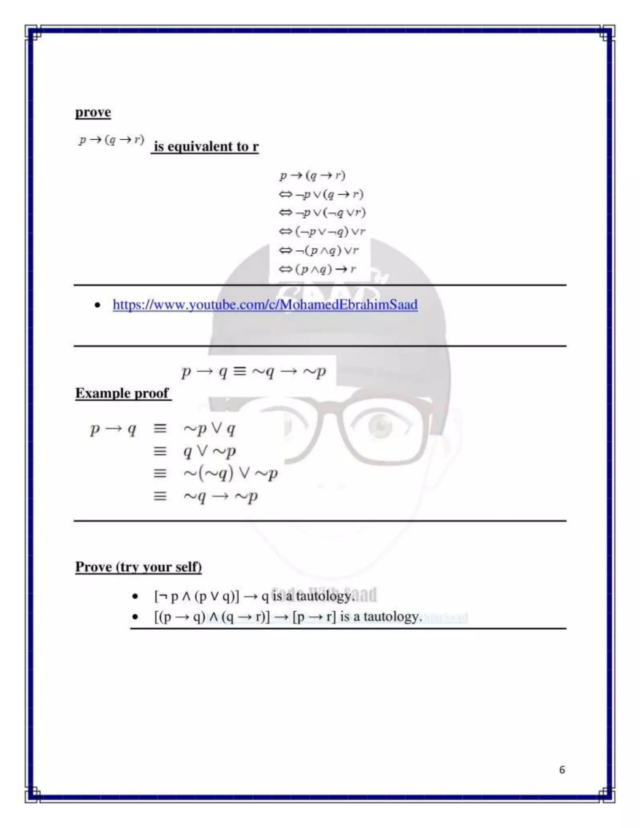 Discrete Math Proposition Proofs | PPTX