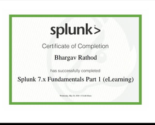 Splunk 7.x Fundamentals | PPT