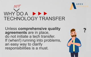 Reasons why you do not do a technology transfer | PDF