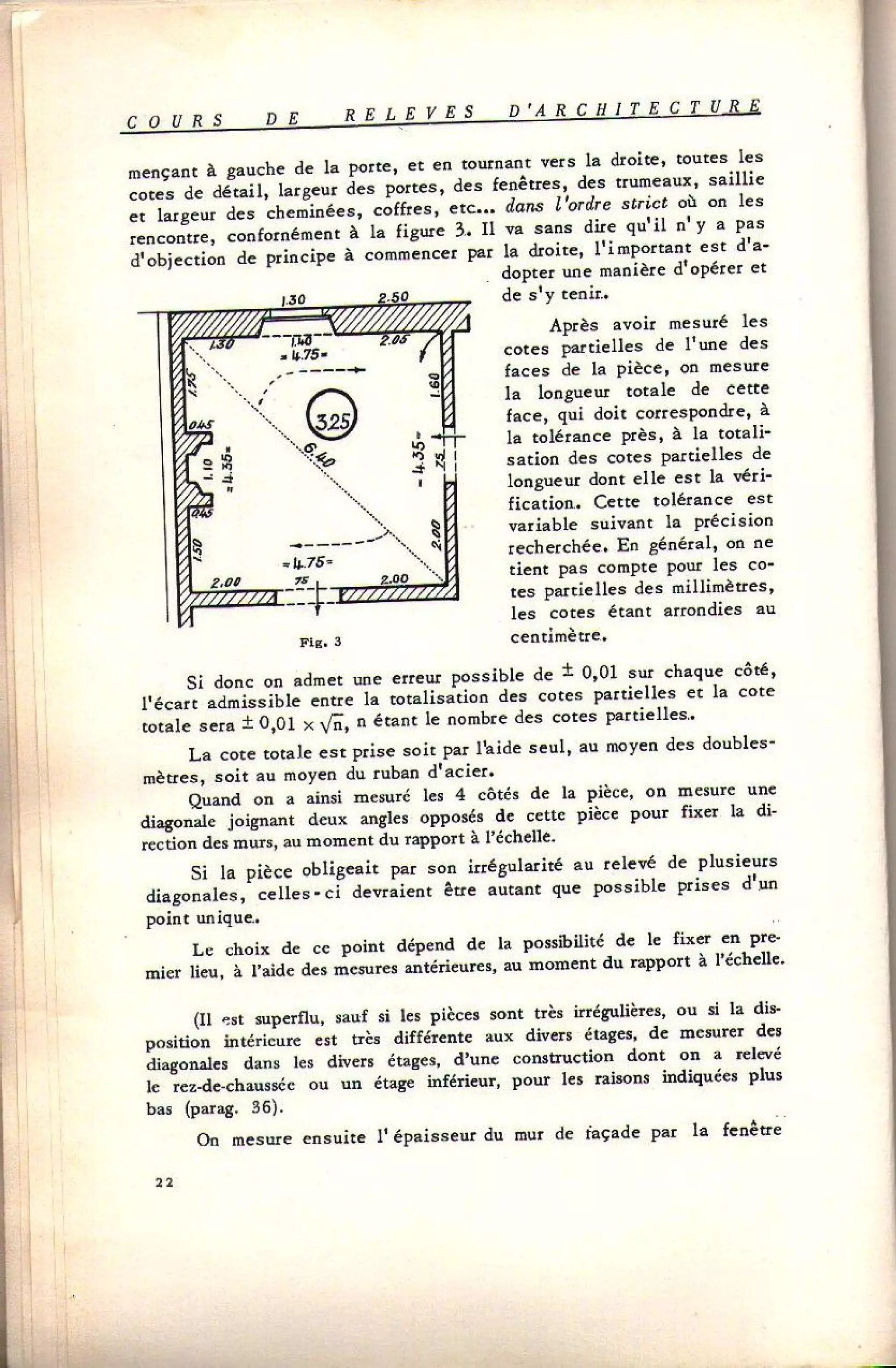 cour relevé architecture | PDF