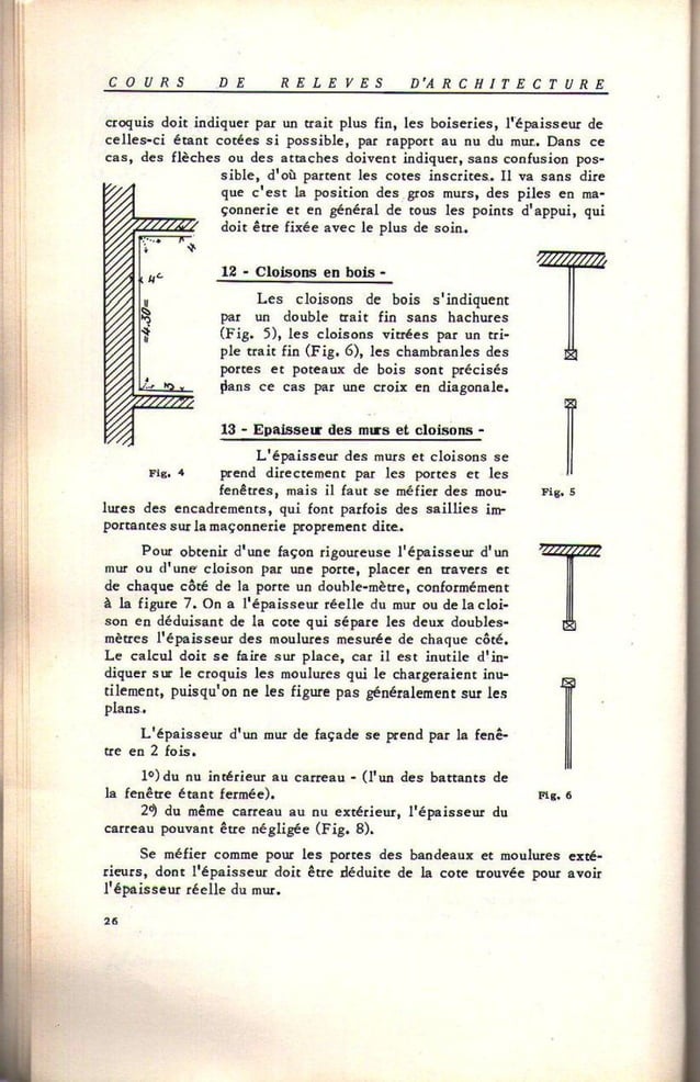 cour relevé architecture | PDF