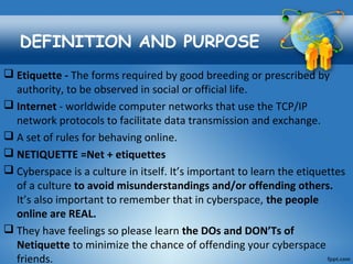 Netiquettes | PPT