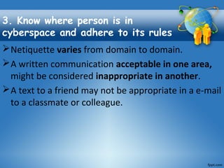 Netiquettes | PPT