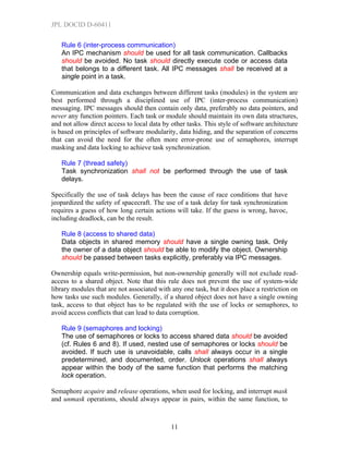 Jpl coding standard_c | PDF