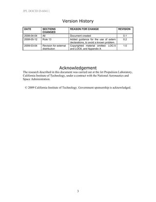 Jpl coding standard_c | PDF
