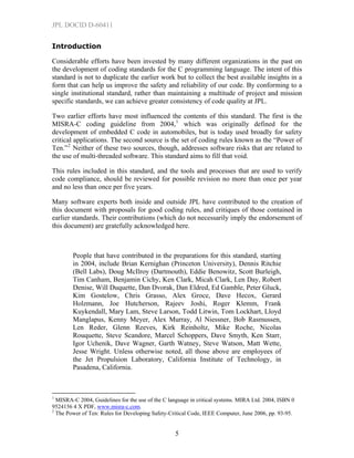Jpl coding standard_c | PDF