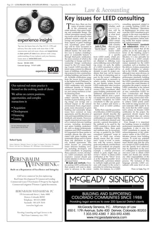 Key issues for LEED Consulting agreements | PDF