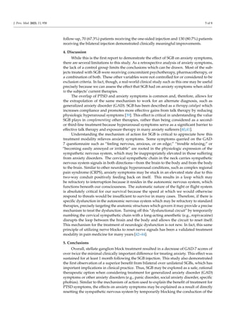 Stellate Ganglion Block Reduces Anxiety Symptoms by Half: A Case Series ...