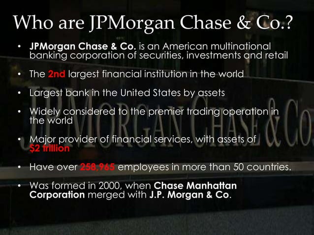 Jpmorgan chase | PPTX