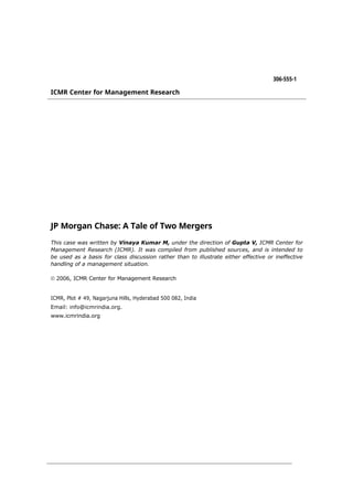 JP Morgan Chase_Mergers_Casestudy-in word.docx