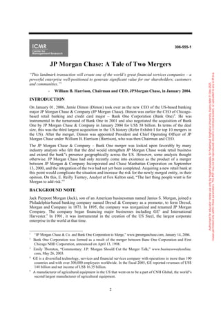 JP Morgan Chase_Mergers_Casestudy-in word.docx