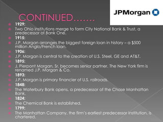 Jp morgan chase | PPTX