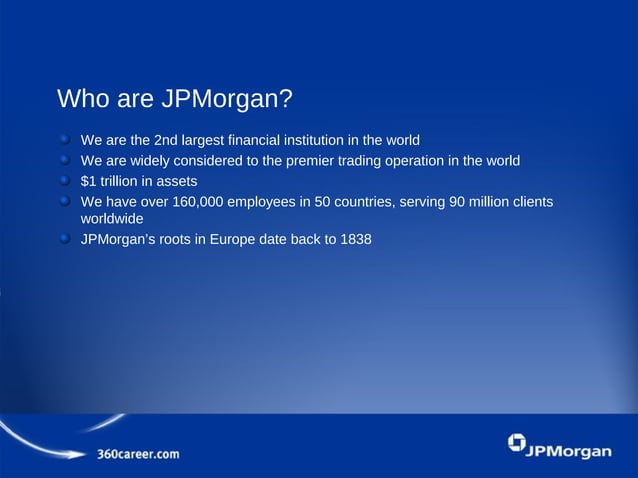 Jpm presentation | PPT