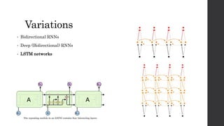 RNN & LSTM: Neural Network for Sequential Data | PPTX