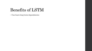 RNN & LSTM: Neural Network for Sequential Data | PPTX