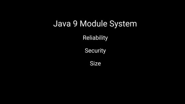 RivieraDev 2017 - Java 9 modules | PPT