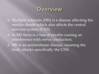 Jp multiple sclerosis | PPTX