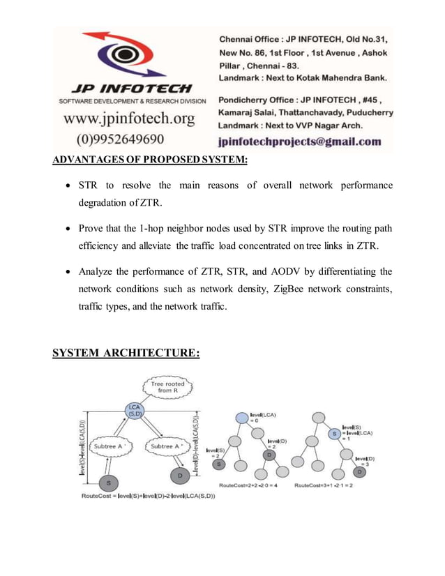 JPN1409 Neighbor Table Based Shortcut Tree Routing in ZigBee Wireless Networks | PDF