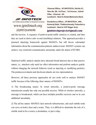 JPN1423 Stars a Statistical Traffic Pattern | DOCX