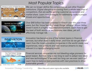 JP Nicols Speaking Topics - 2017 | PPT