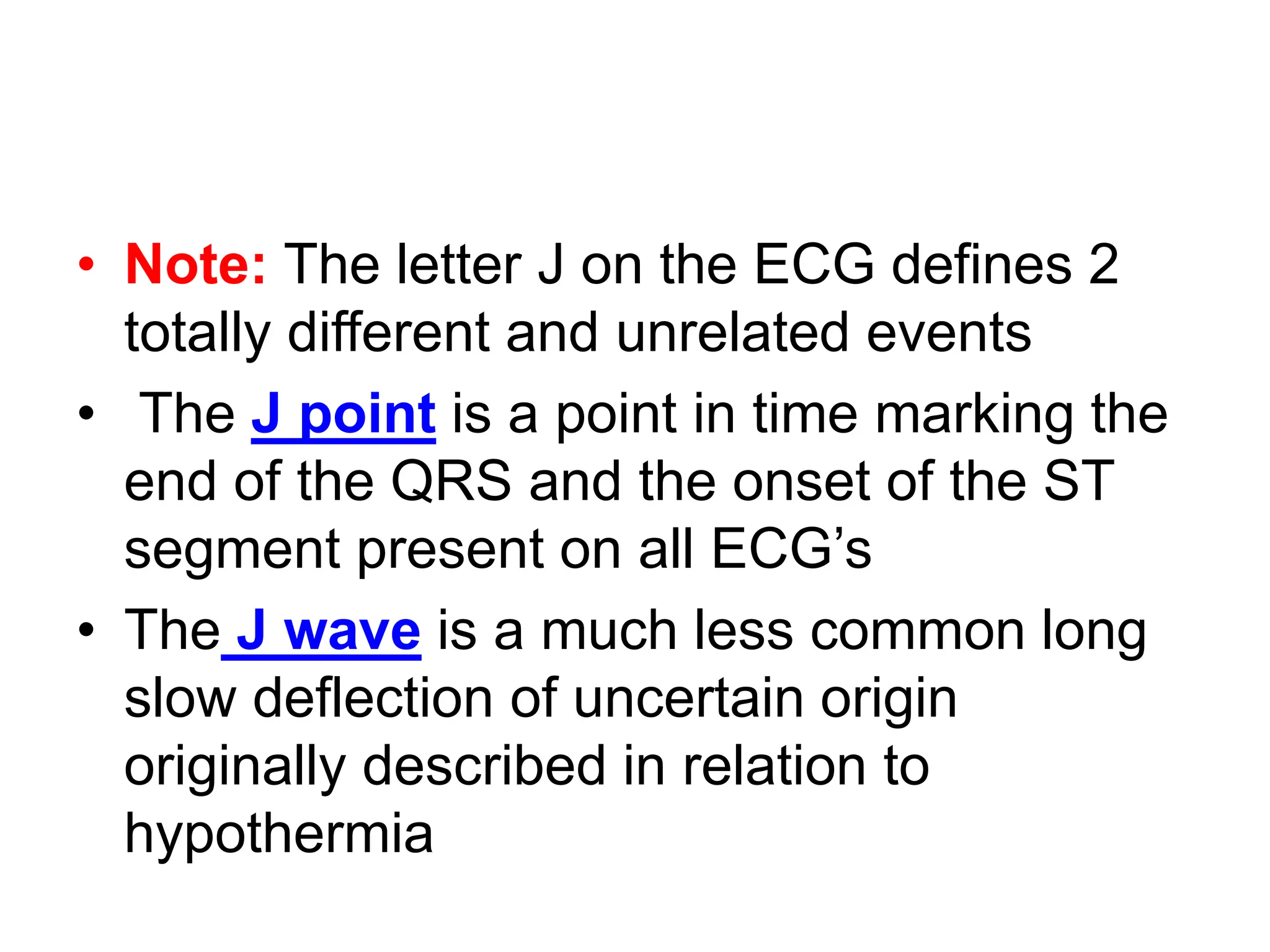 J POINT IN ECG AND ITS INERPRETATION IN ECG | PPTX