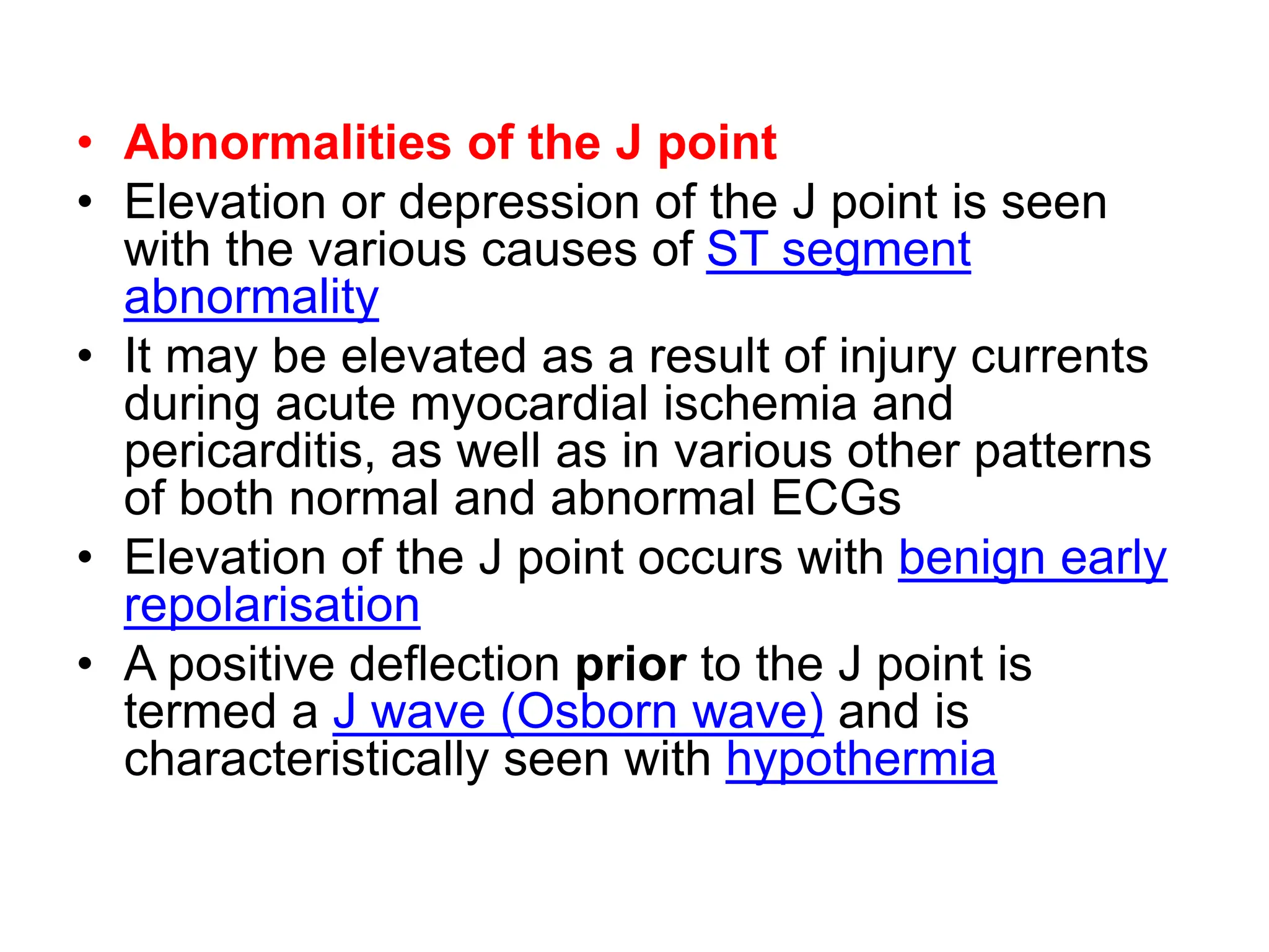 J POINT IN ECG AND ITS INERPRETATION IN ECG | PPTX