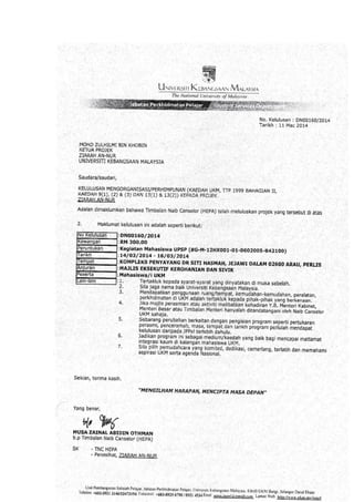 SURAT KELULUSAN JPPEL PROGRAM | PDF