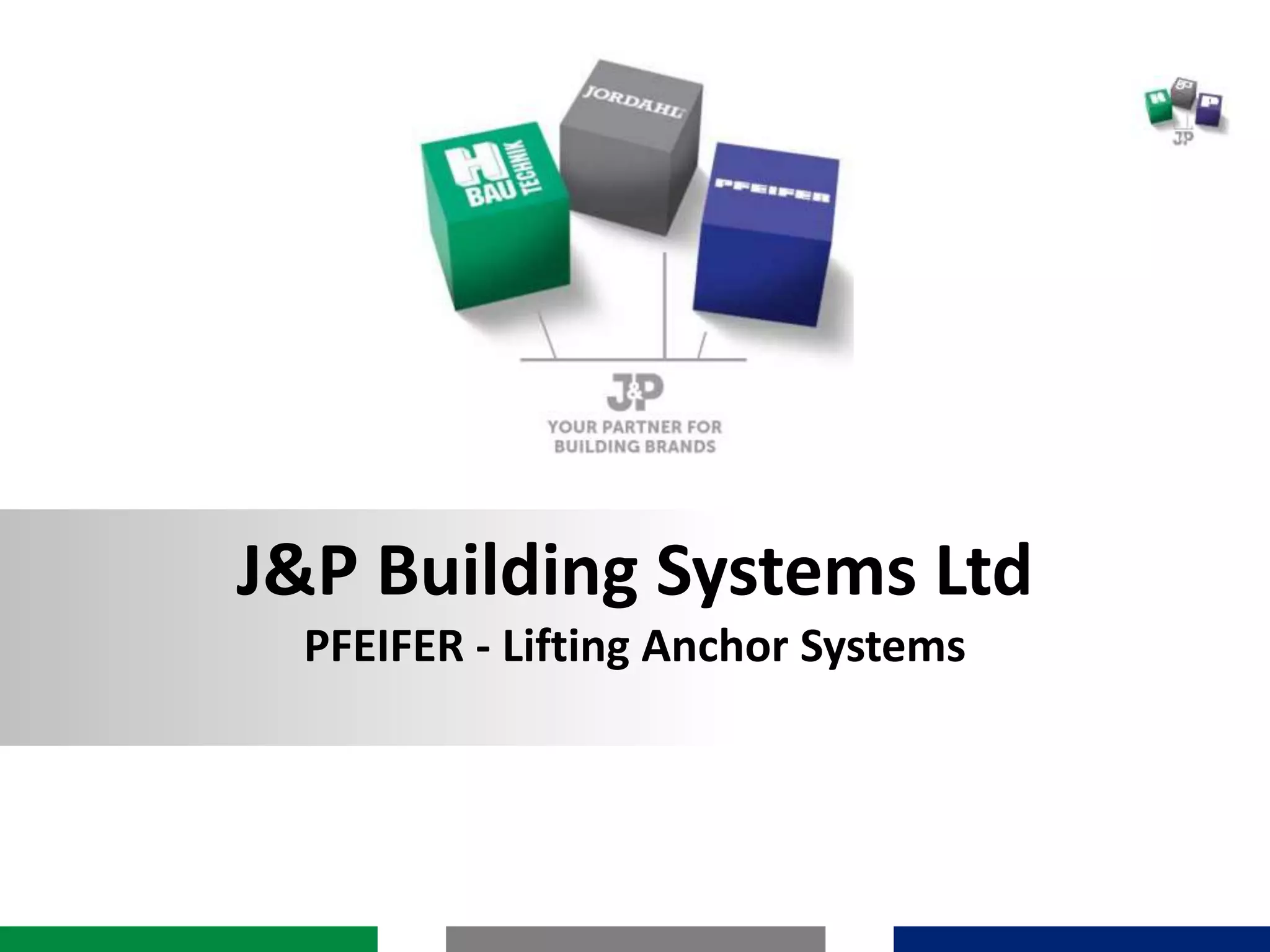 PFEIFER - Lifting Anchor Systems | PPTX