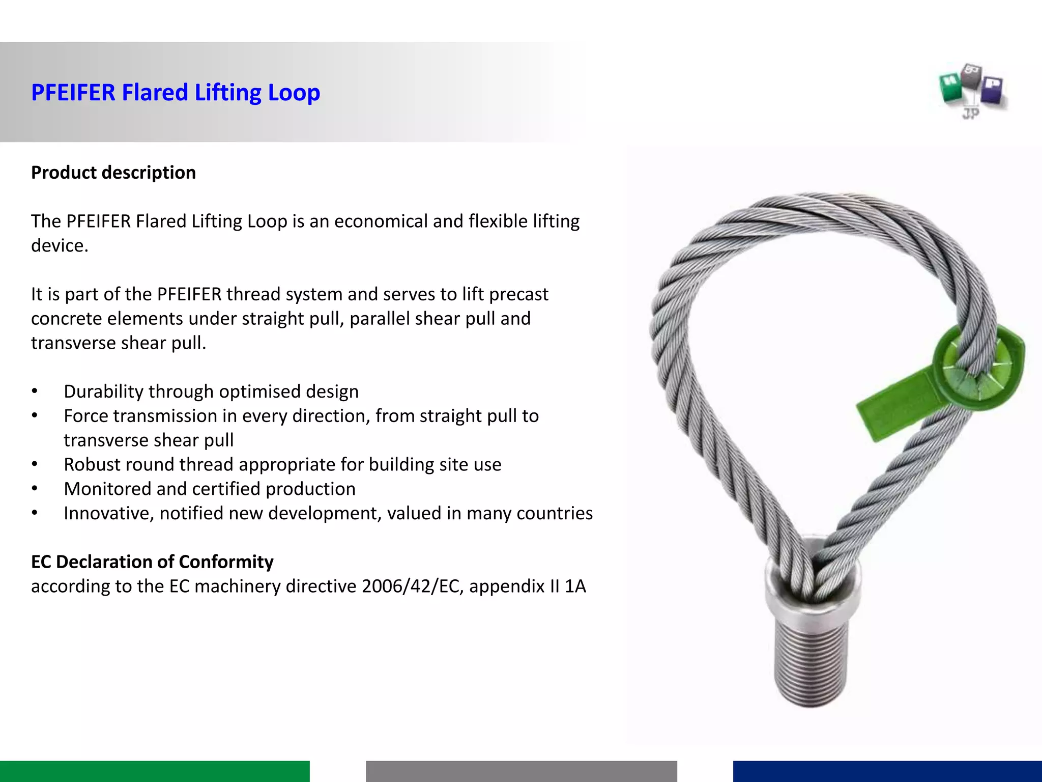 PFEIFER - Lifting Anchor Systems | PPTX | Construction Industry | Industries
